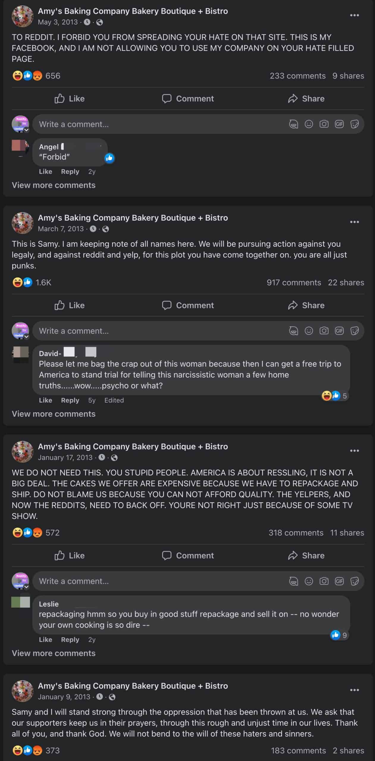 Amy's Baking Company Kitchen Nightmares Update - Still Open?