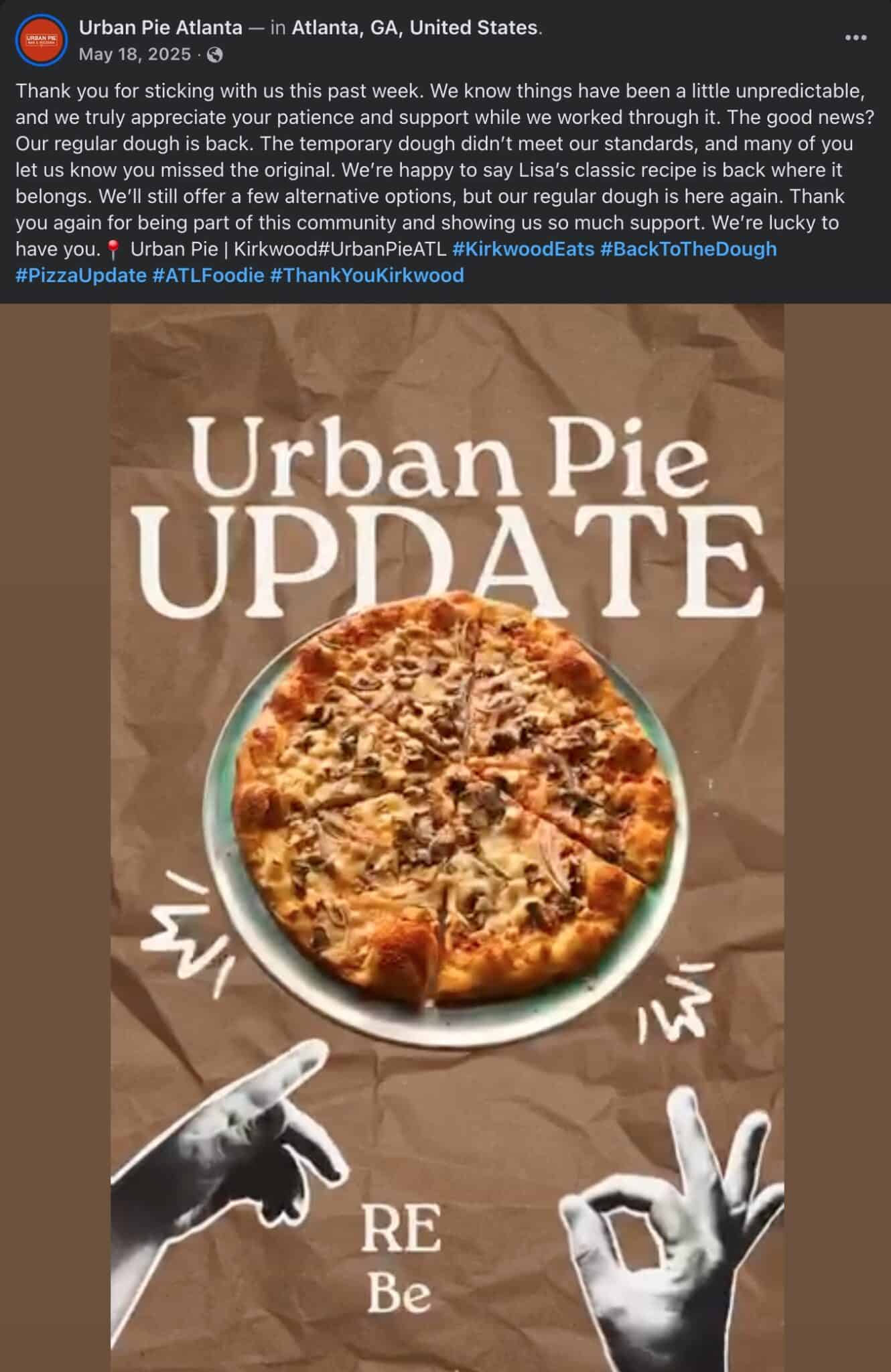 Urban Pie Bar Rescue Update (Atlanta) - Still Open Today?